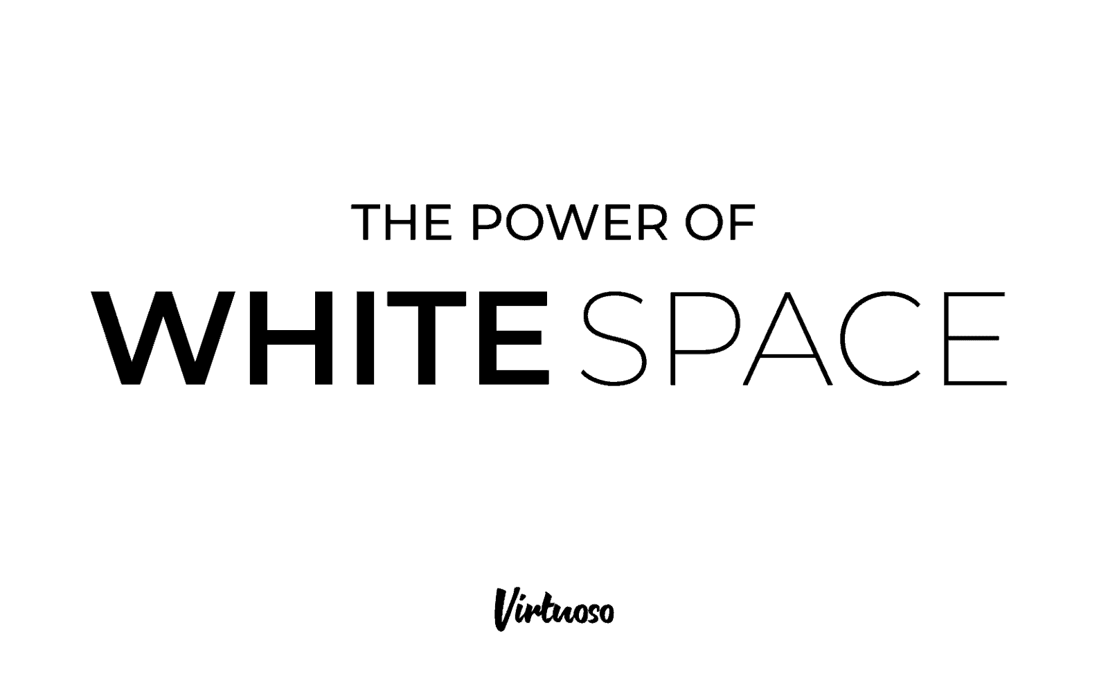 Graphic Design White Space
